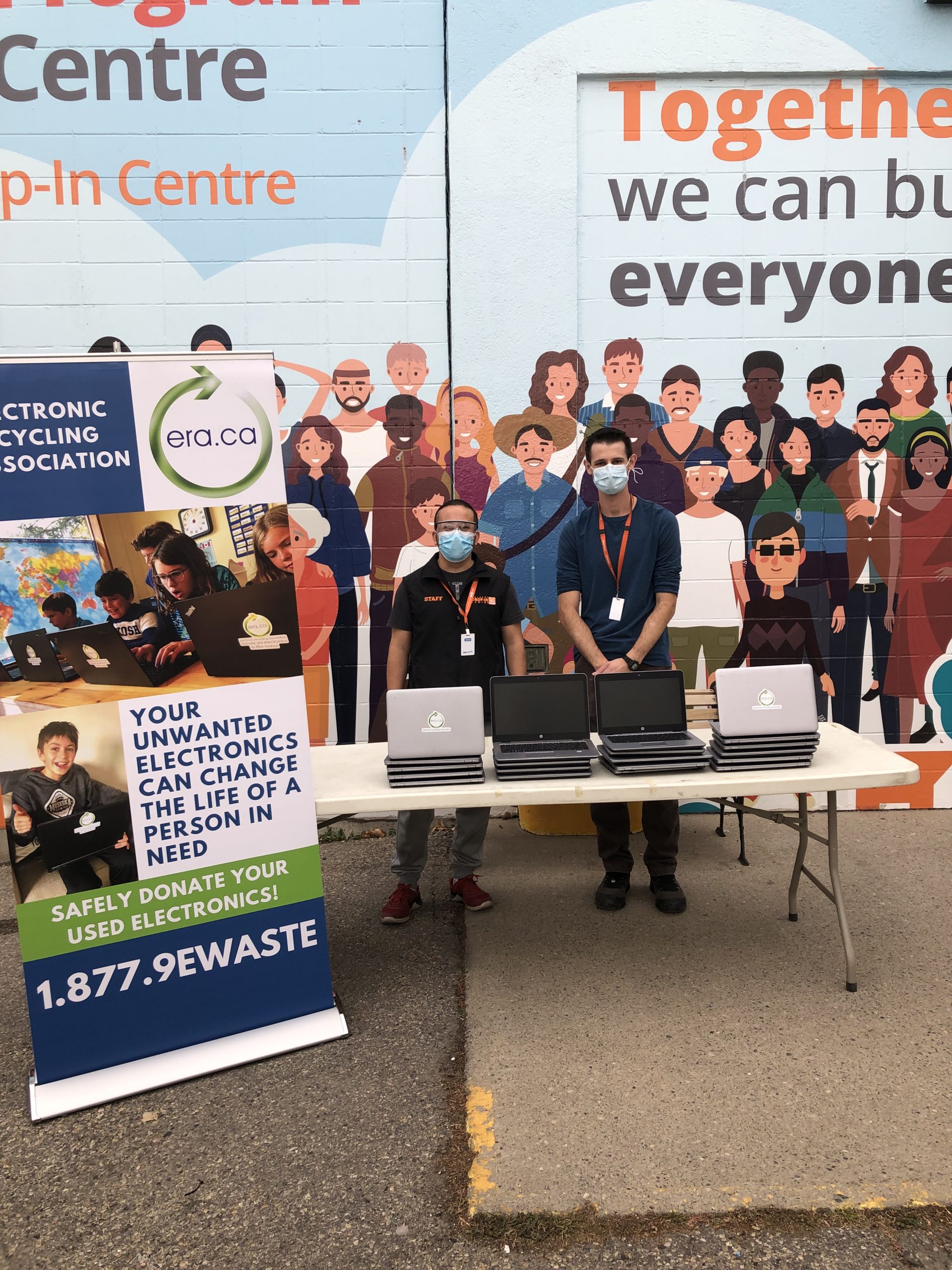 Calgary Drop-In Centre is Gifted with 20 Laptops from Pembina Pipelines