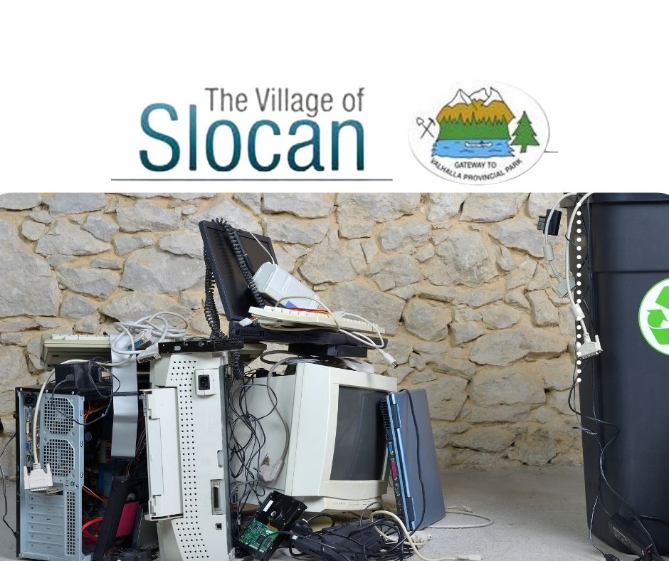 Village of Slocan Electronics Collection Event - Electronic Recycling ...