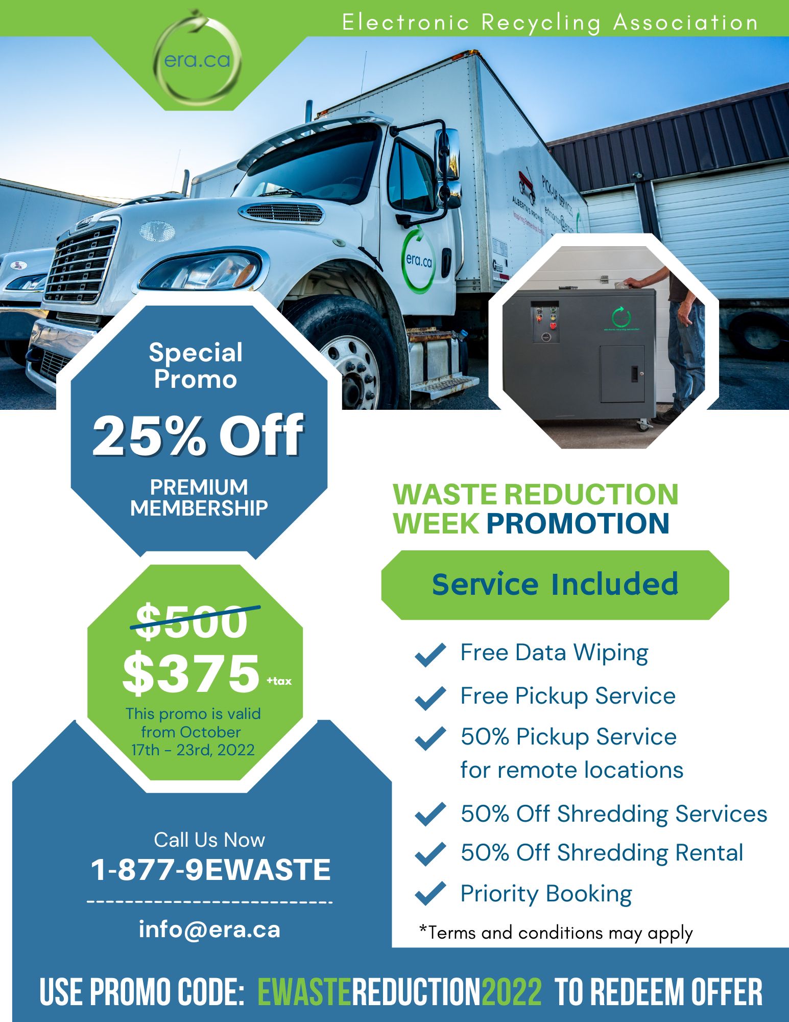 ERA’s Waste Reduction Week 2022 Promotion