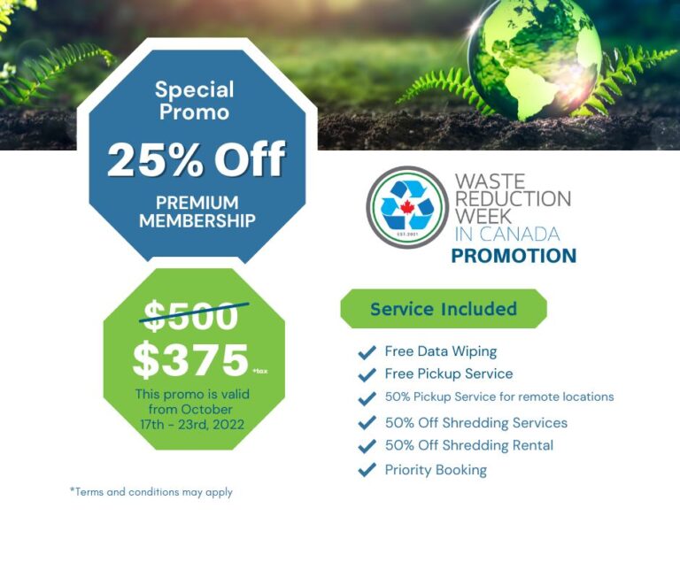 ERA’s Waste Reduction Week 2022 Promotion