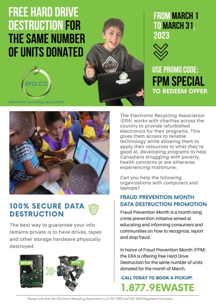 2023 Fraud Prevention Month Data Destruction Promotion