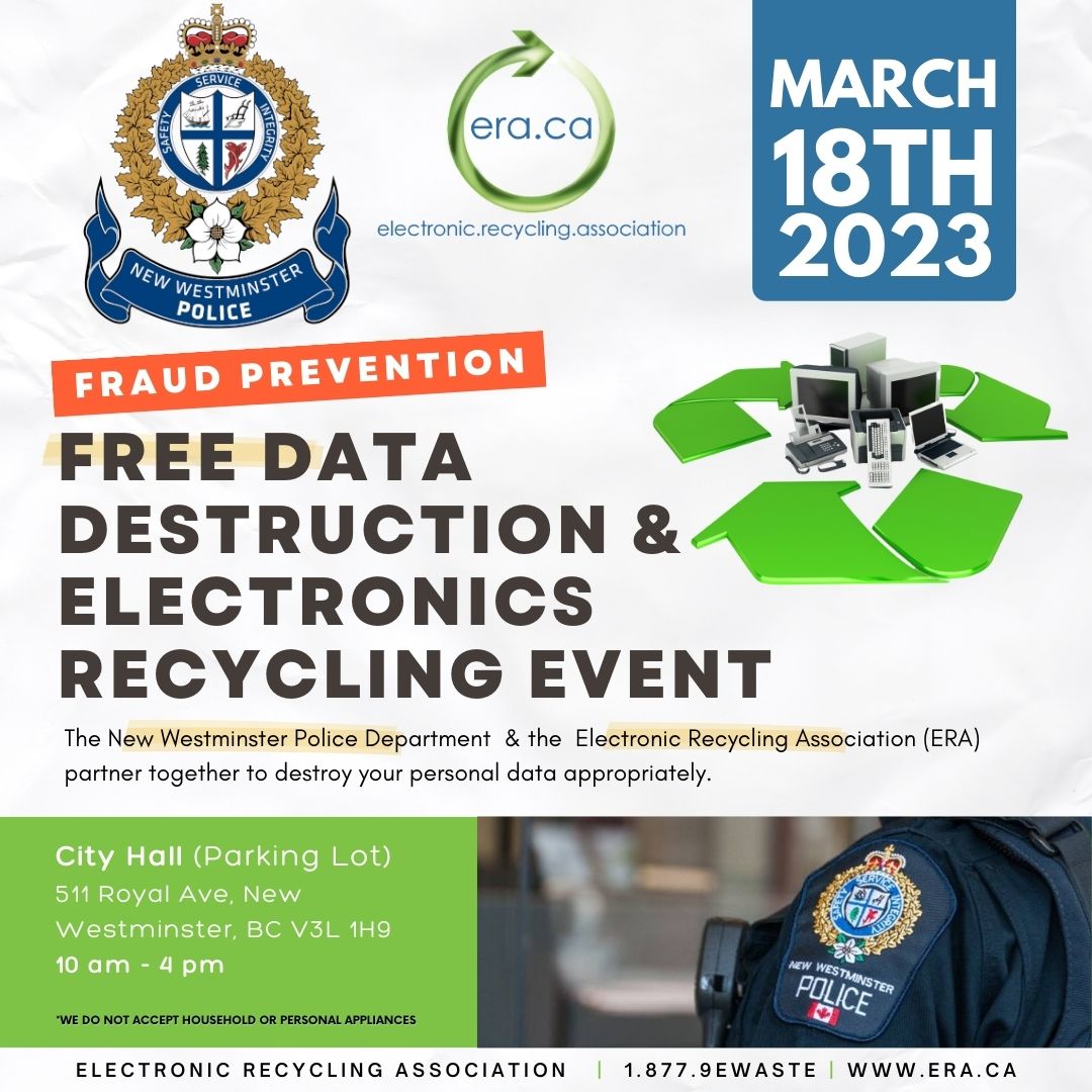 New Westminster Police Department Offer FREE Electronics Data ...