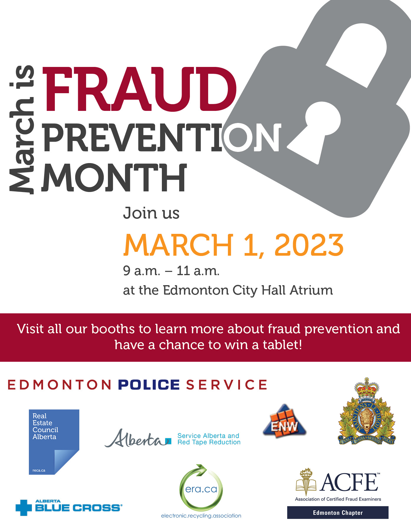 Edmonton Kicks Off for Fraud Prevention Month at City Hall