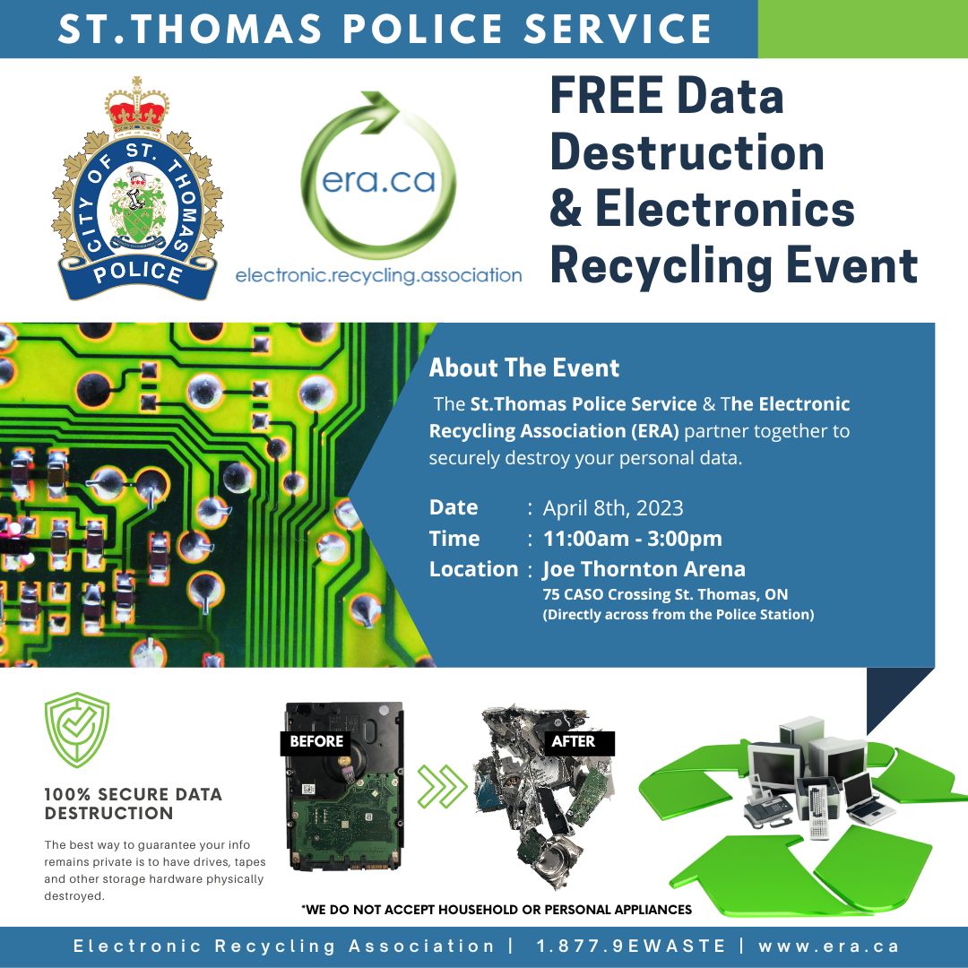 Securely Destroy Your Personal Data With St.Thomas Police