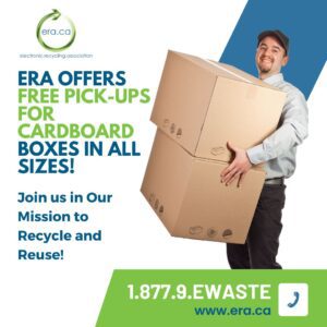 ERA Offers Free Pick-Ups for Cardboard Boxes in All Sizes