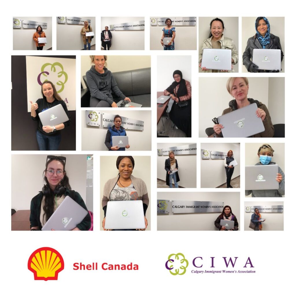 Shell Canada & ERA Donate Laptops to Support Newcomer Women in Calgary