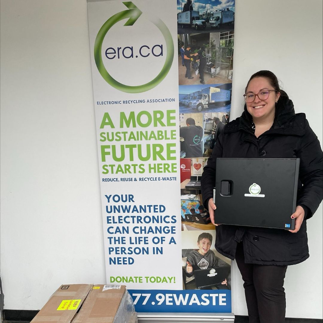 ERA Donates Computers to the Aurora Historical Society