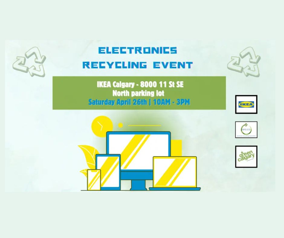 Free Electronic Recycling Event in Calgary