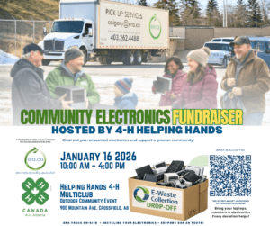 4H Helping Hands Electronics Fundraiser: Community E-Waste Collection ...